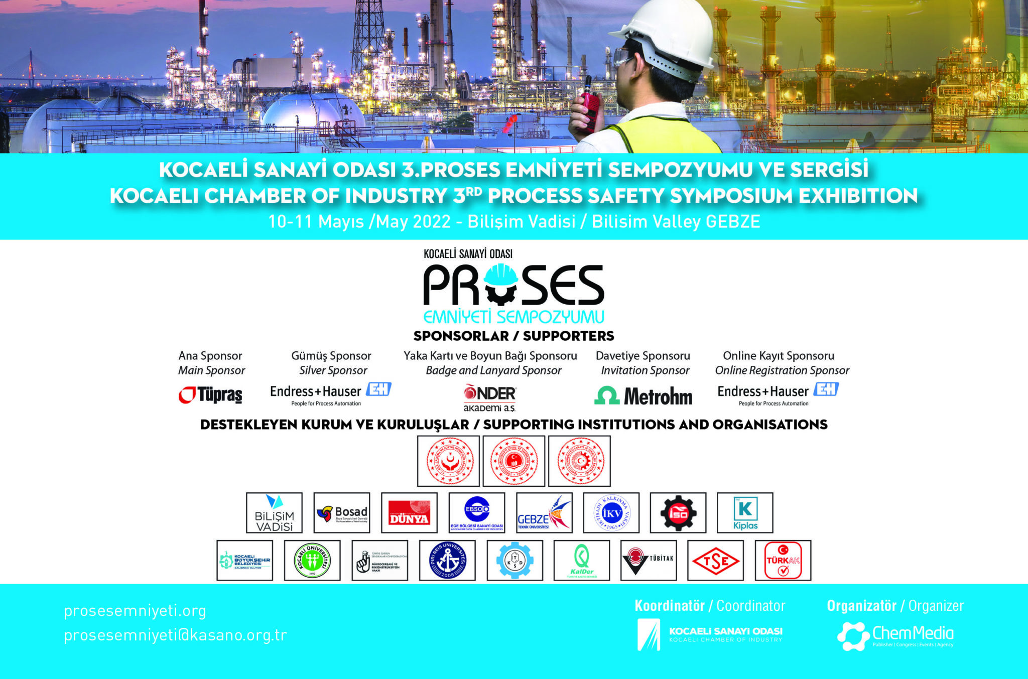 The 3rd Process Safety Symposium and Exhibition | Turkchem